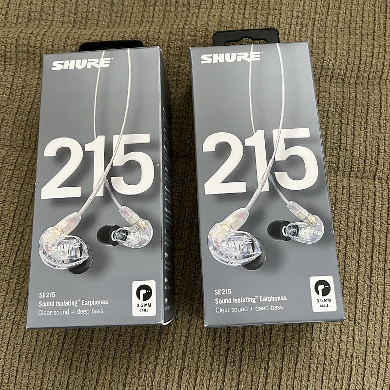 Shure SE215 PRO Wired In-Ear Monitors - 64" Cable | Reverb