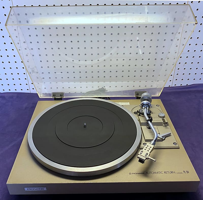 Pioneer PL-514 Turntable 1978 Silver | Reverb