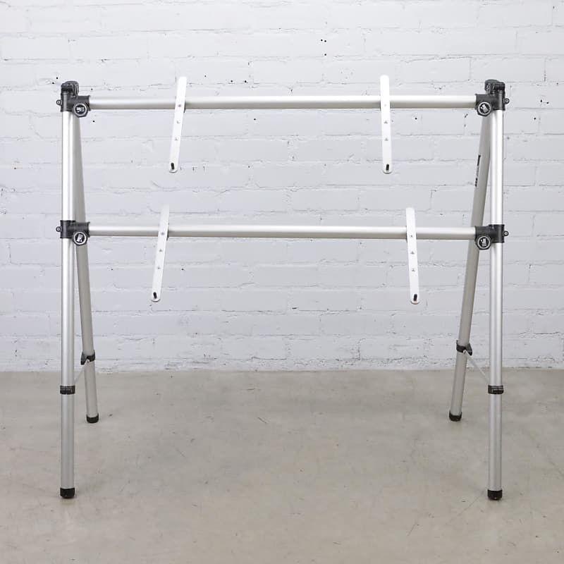 Ultimate Support A-Frame 2-Tier Silver Keyboard Stand #48695 | Reverb