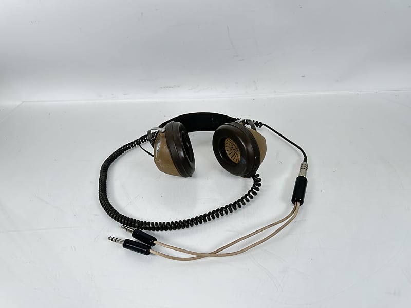 Koss Vintage K-6 Stereo Headphones 1970's Brown Audiophile | Reverb