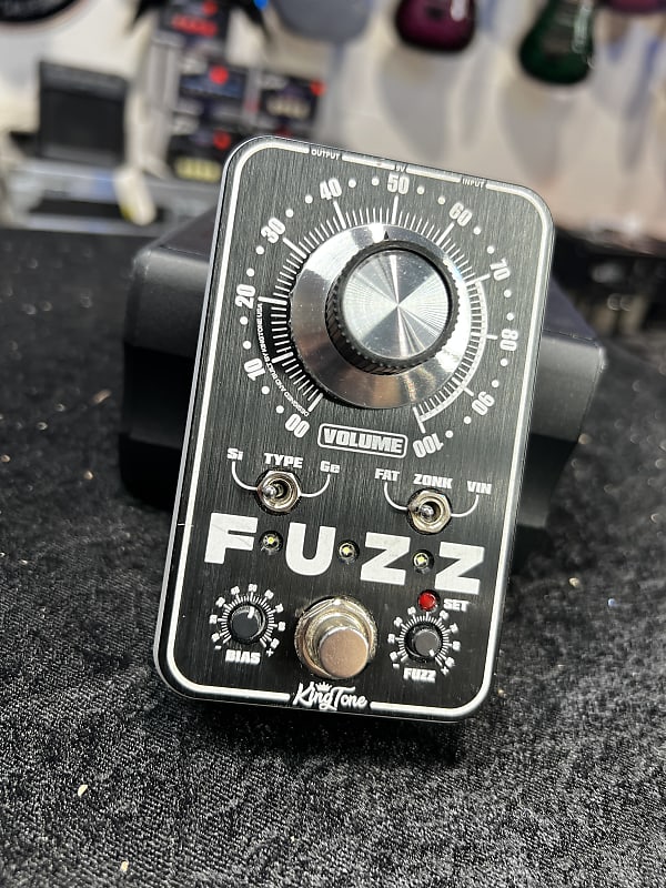 King Tone Guitar Fuzz MINIFUZZ V2 BLACK *IN STOCK* Free | Reverb