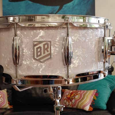 Trick Drums 14" Buddy Rich Commemorative Snare Drum White | Reverb