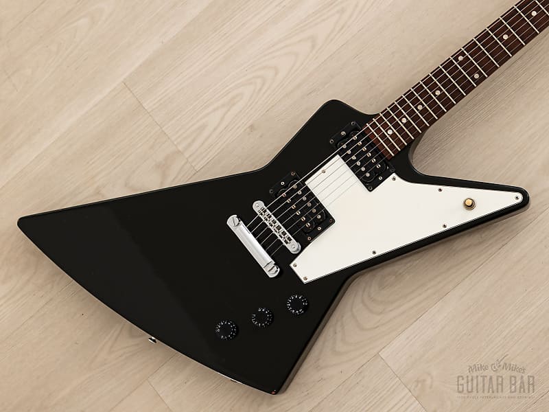 2012 Gibson Explorer ‘76 Vintage Reissue Ebony w/ Case | Reverb UK