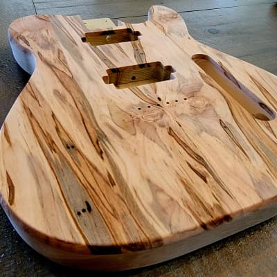 T-Style Guitar Body - Ambrosia Maple, HH | Reverb