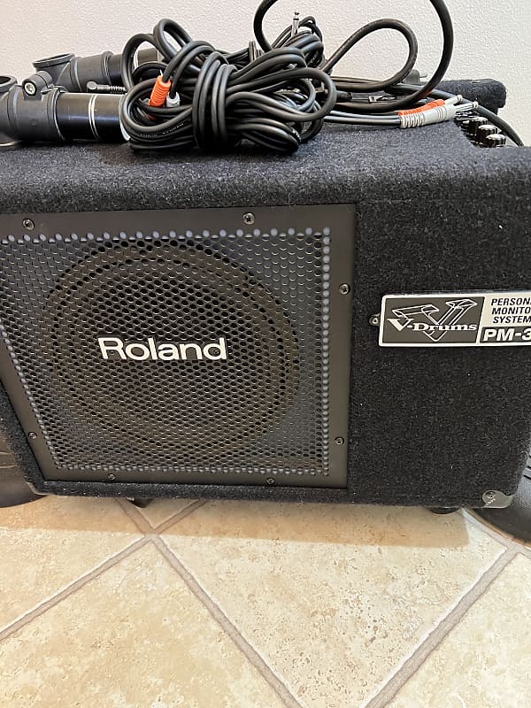 Roland PM-3 Drum Amp PA Monitor w/ satellite speakers and | Reverb