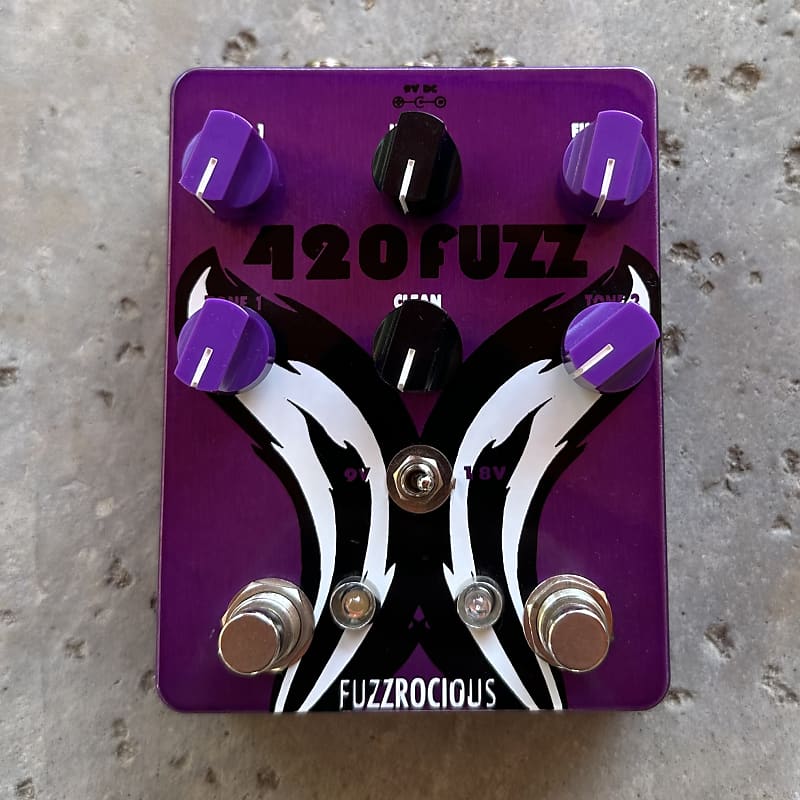 Fuzzrocious 420 Fuzz v2 - Transparent Purple | Reverb