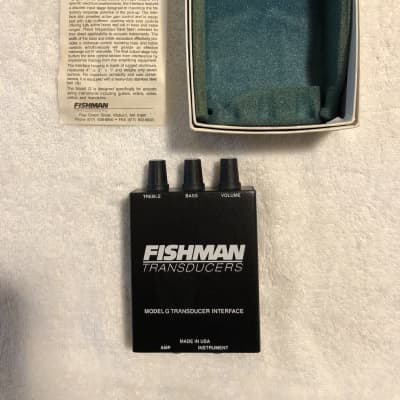 Fishman Model G Acoustic Pre-amp | Reverb