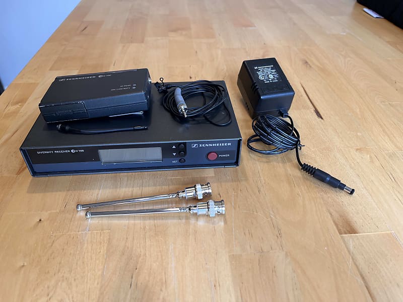 Sennheiser EM100 Wireless Audio Receiver with Lav Mic and | Reverb