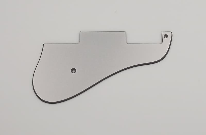 metallic titanium acrylic pickguard for epiphone es-339 | Reverb