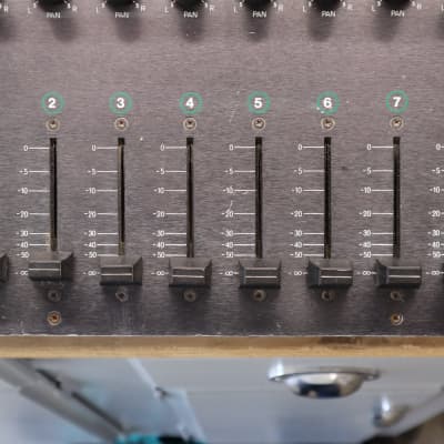 Studiomaster 8 into 2 Mosfet Powered Mixer 1970s | Reverb