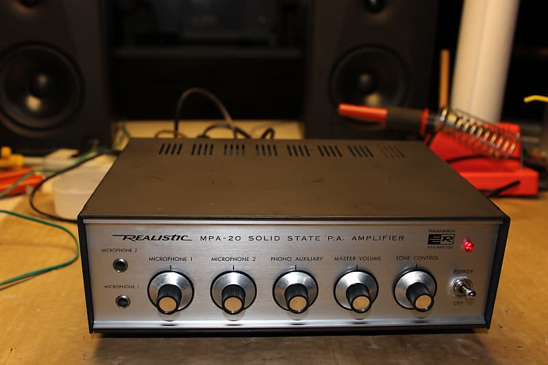 Restored Realistic MPA-20 Power Amplifier | Reverb