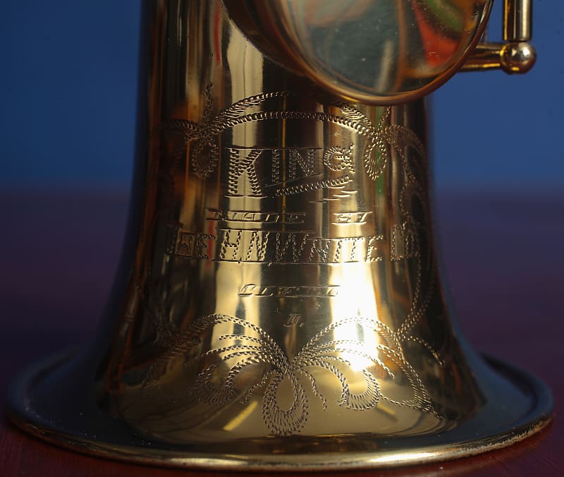 King Bb Soprano Saxophone 1926-27 - Lacquer / Spectacular! | Reverb