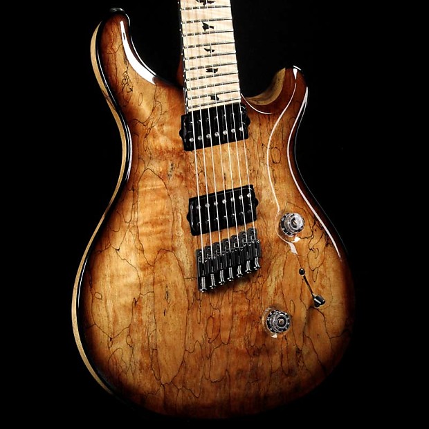 PRS Custom 24 Private Stock Fanned Fret 7-String Smoke Burst | Reverb