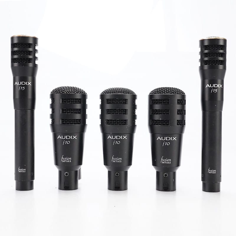 Audix Fusion Series 5-Piece Drum F10 F15 Microphone Set w/ | Reverb