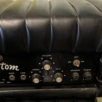 Kustom J595 2 Channel Tuck and Roll Amplifier 1970's - Black | Reverb