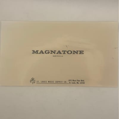 Magnatone MP 1 Tremolo-Reverb Amp Dealer Sheet 1965 | Reverb