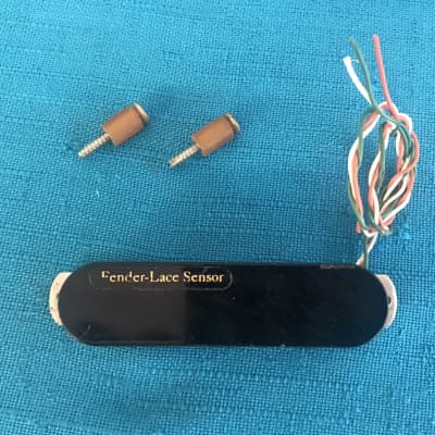90’s Fender Lace Sensor Gold Stratocaster Black Pickup - | Reverb