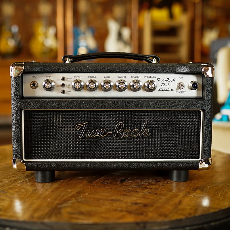Two-Rock Studio Signature 35w Head - Black & Silver | Reverb