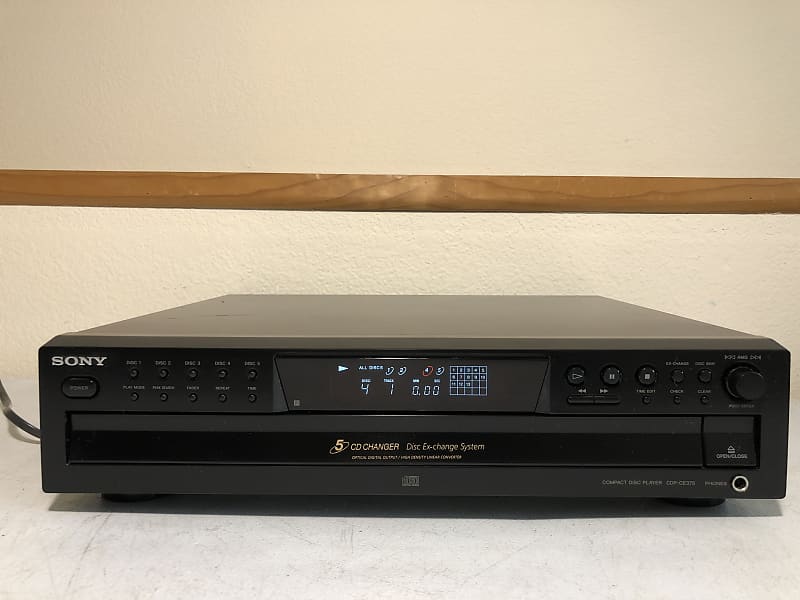 Sony CDP-CE375 CD Changer 5 Compact Disc Player HiFi Stereo | Reverb