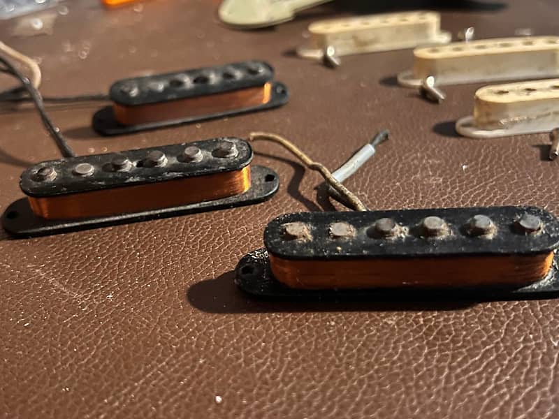 1962 Fender set pickups Original Genuine pre CBS Pickup | Reverb UK