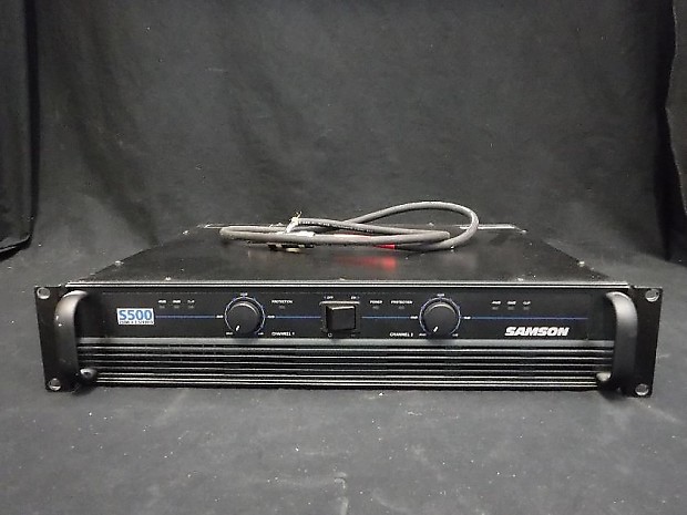 Samson S500 Two Channel 250 Watt x 2 Power Amp | Reverb