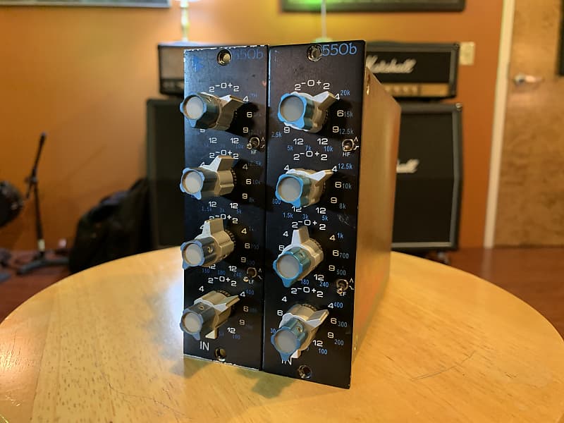 (2) API 550B 500 Series 4-Band Equalizer Modules | Reverb