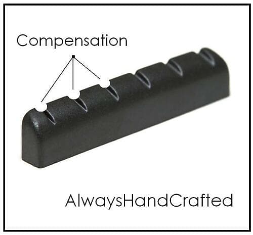 AxeMasters COMPENSATED Black Delrin Nut made for PRS Guitar - | Reverb