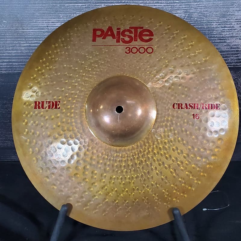 Paiste 3000 16" Crash Ride 16" Crash/Ride Cymbal (Orlando, | Reverb