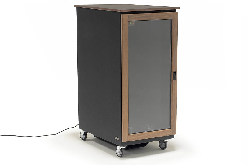 Argosy IsoBox PRO24 | 24RU Sound Isolation Cabinet (Cherry | Reverb