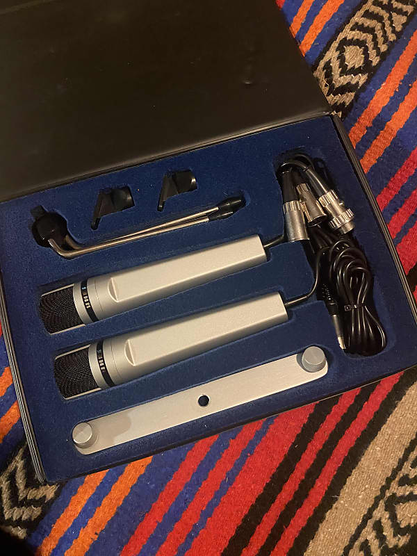 Uher M534 Microphones Stereo Pair w/ Stereo Bar, Desk Stand, | Reverb