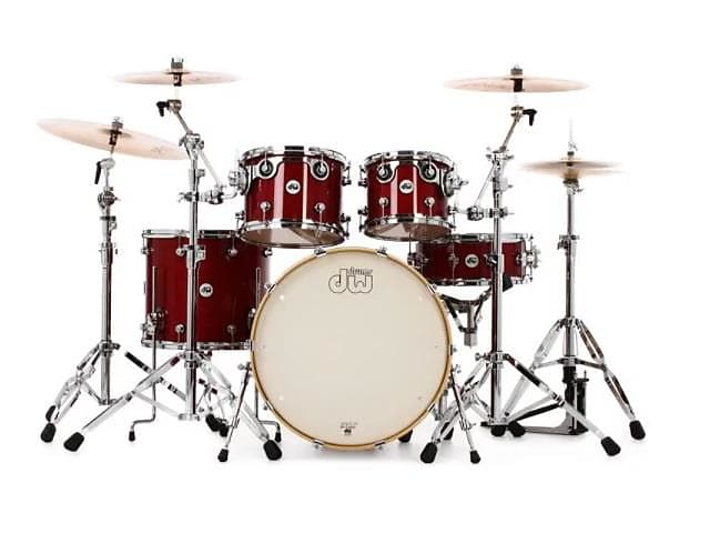 DW Design Series 5 Piece Shell Pack Cherry Stain | Reverb Canada