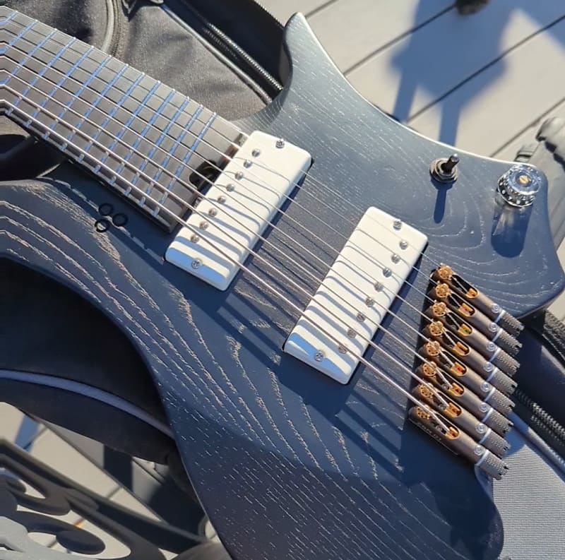 2022 GOC Guitars Vajra 8 String - Slate Black | Reverb