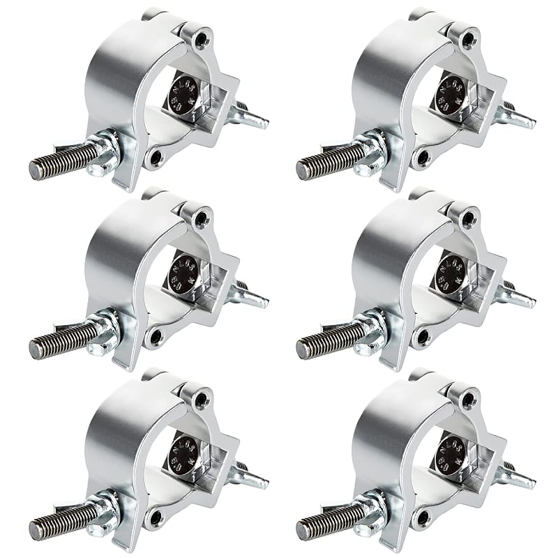 6 Pack Stage Light Clamp 2 Inch Aluminum Lighting Clamp Heavy | Reverb