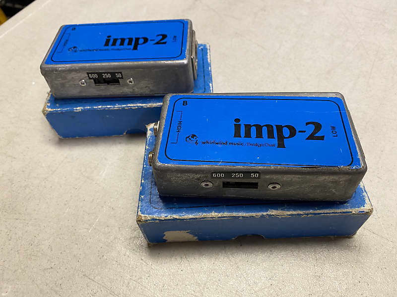 Whirlwind IMP-2 2000s - Silver / Blue | Reverb