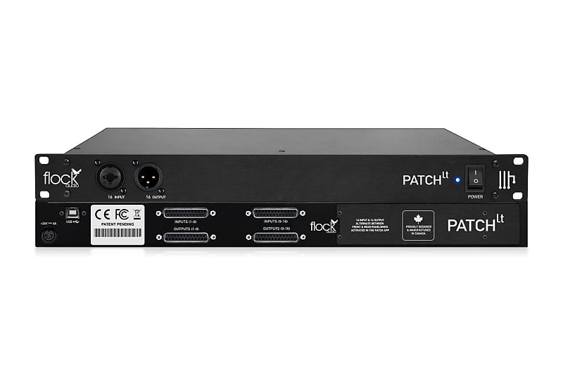 Flock Audio Patch LT | 32-point Digitally Controlled Analog | Reverb