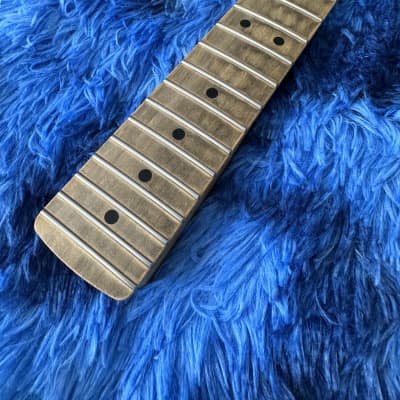 Warmoth Stratocaster Reverse Headstock Aged/Relic Maple Neck | Reverb