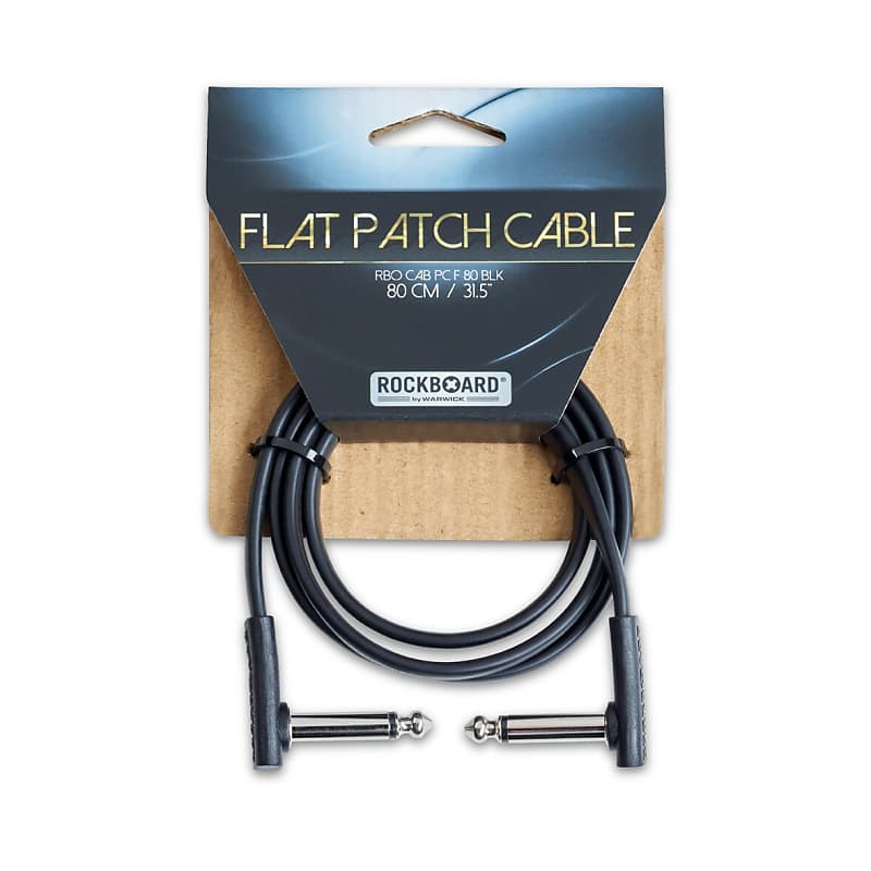 RockBoard Flat Patch Cable, 80 cm / 31 1/2" | Reverb