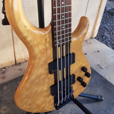 Tobias Toby Pro 5- Maple/Wenge Neck Thru Solid Figured Maple | Reverb