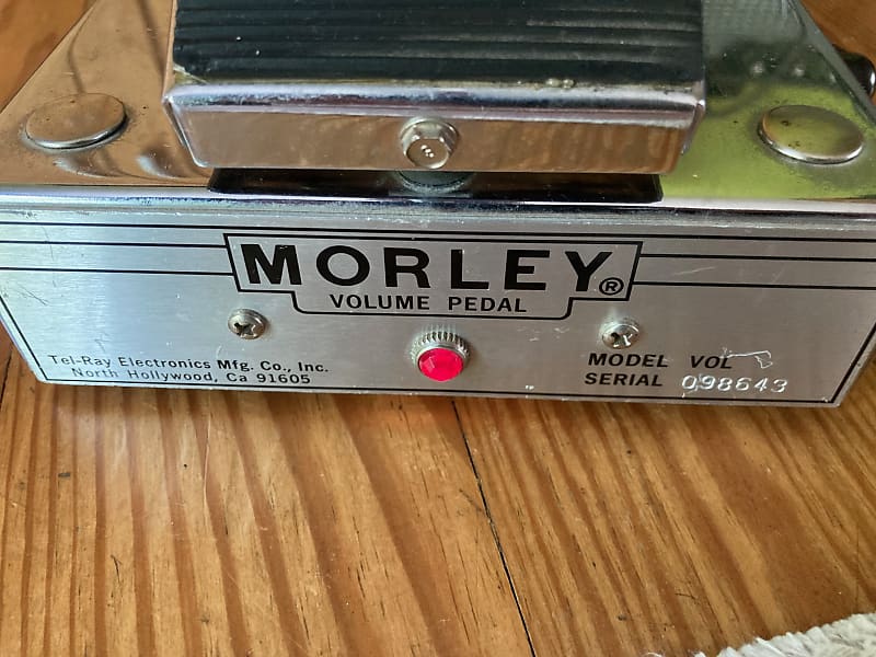 Morley Vintage VOL Volumen Pedal 70er - Chrom Tel-Ray | Reverb