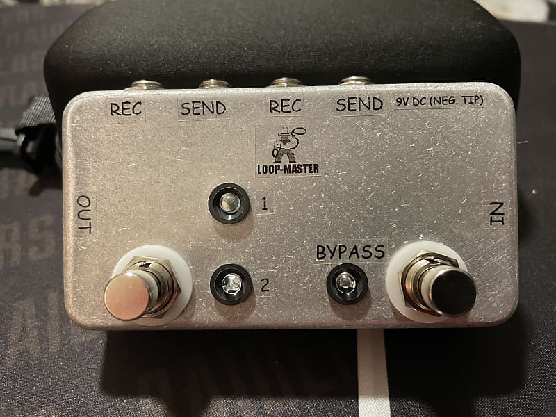 Loop-Master Pedals Clean/Dirty A/B Looper W/Master Bypass | Reverb