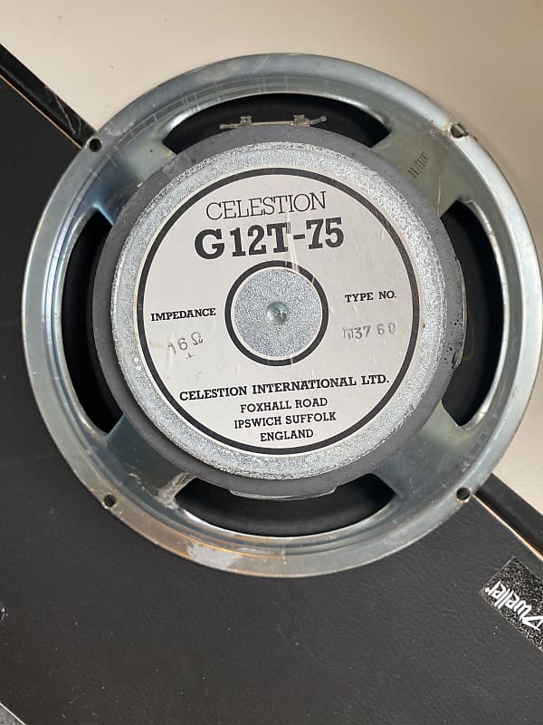 Vintage UK Celestion G12T-75 1980’s, 16 ohm. Pulled from JCM | Reverb