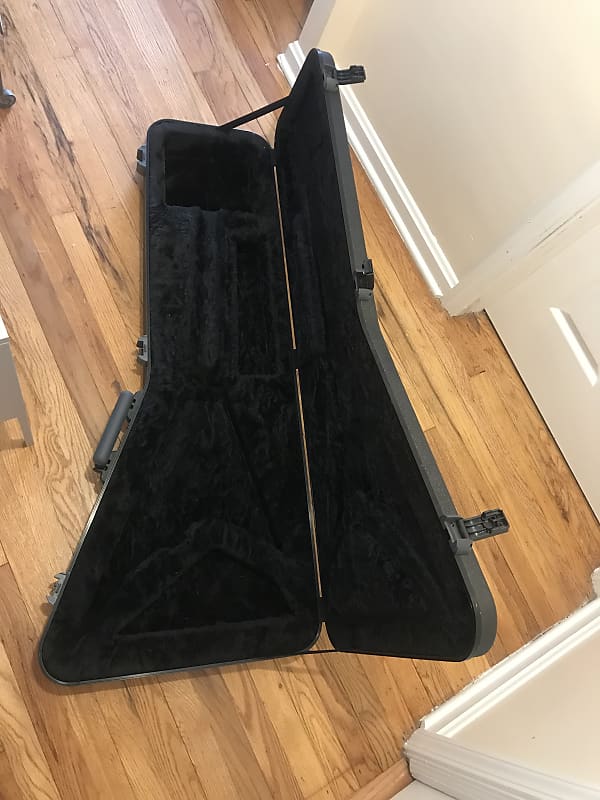 Jackson Rhoads hard case - Black | Reverb
