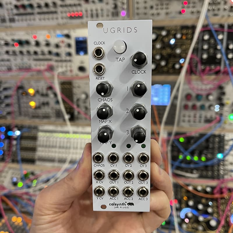 CalSynth uGrids (micro Mutable Grids) white panel | Reverb