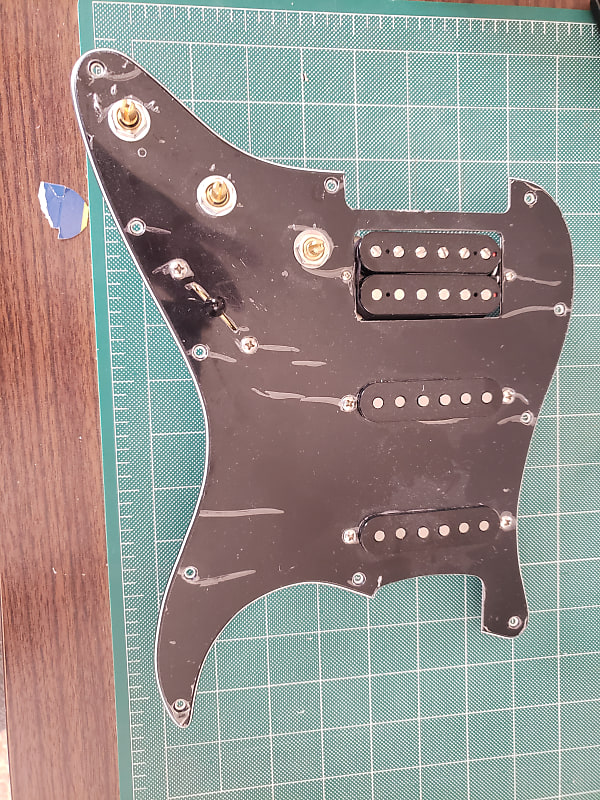 Porter Pickups Loaded Pickguard 2018 black | Reverb UK