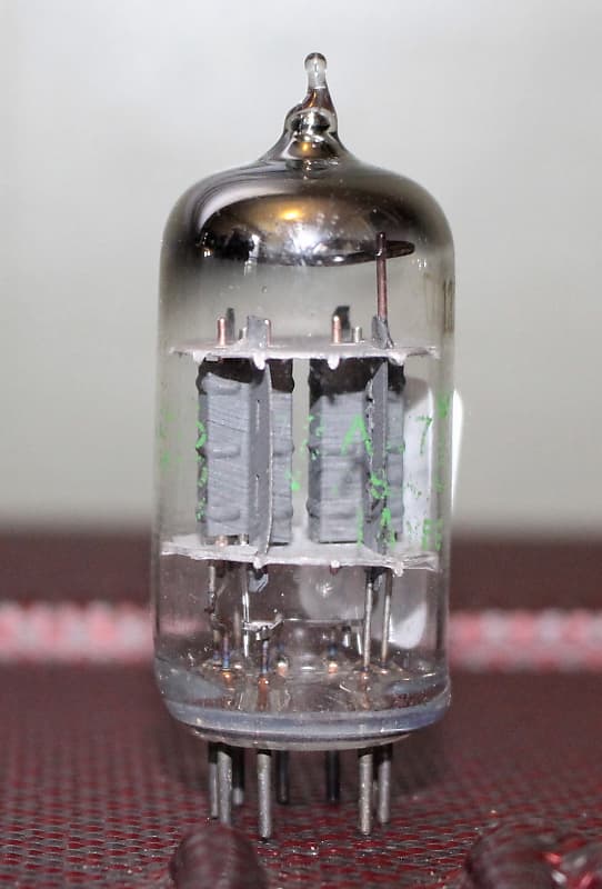 SYLVANIA JHS (JAN) 12AX7 SHORT PLATE PERFECT BALANCE SQUARE | Reverb