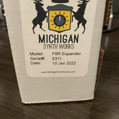 Michigan Synth Works F8R Fader Bank (Jacks on Bottom) Plus | Reverb