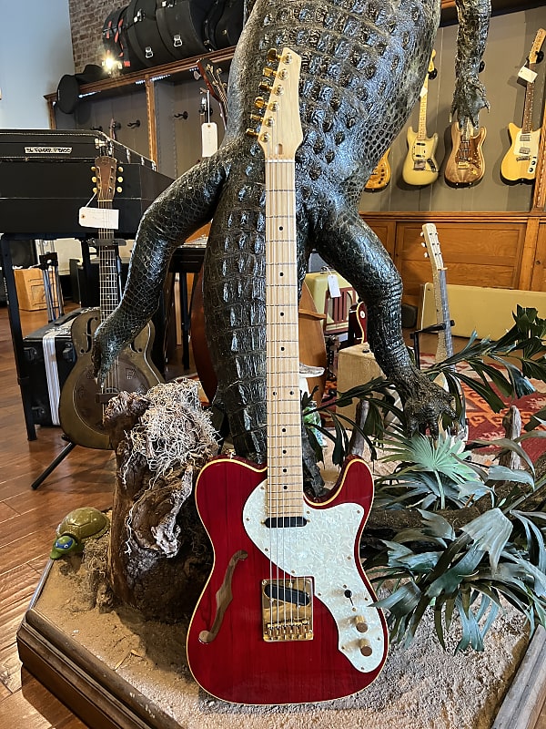 Partscaster Thinline Tele Baritone Guitar w/ EMG pickups | Reverb