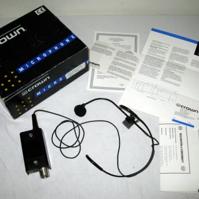 Crown CM311 Headset Condenser Microphone, New Windscreen, | Reverb