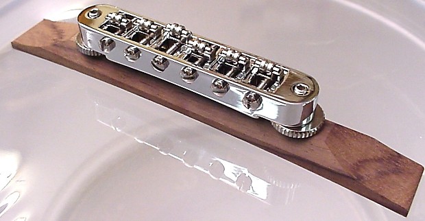 Archtop Jazz Guitar Bridge with Roller Saddles | Reverb
