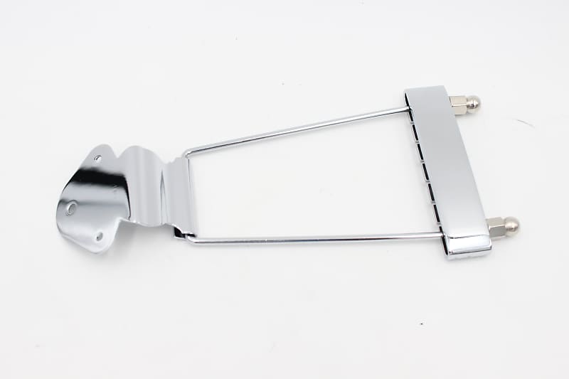 Chrome Trapeze Jazz Archtop Guitar Tailpiece - 5" | Reverb